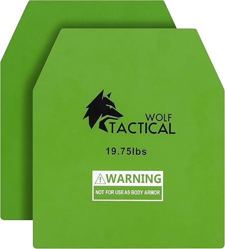 WOLF TACTICAL Weight Vest Plates - 5.75/8.75/14.5/19.75LB Pairs - WODs ...