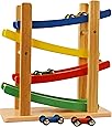Amazon.com: Wooden Car Ramps Race - 4 Level Toy Car Ramp Race Track ...