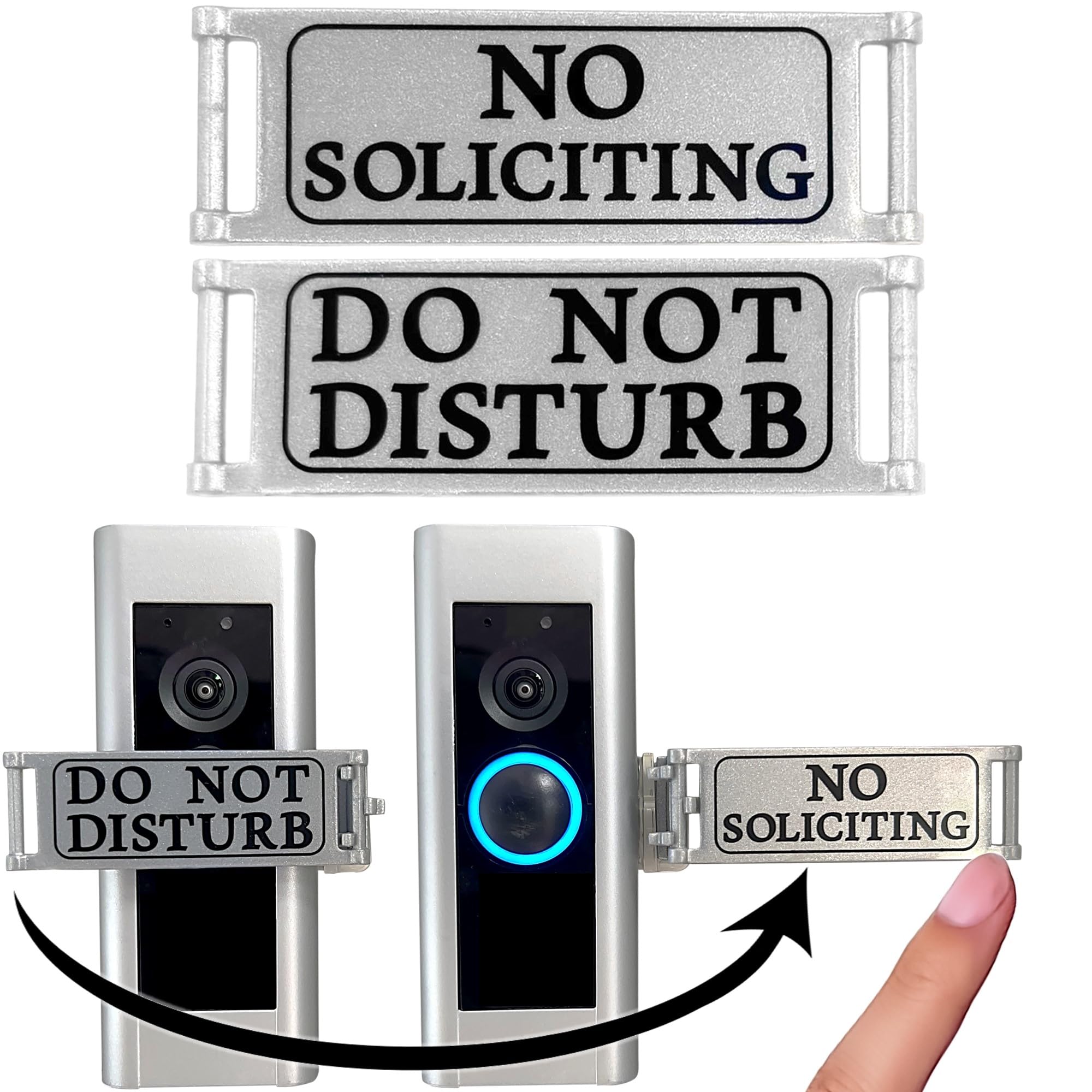 Universal Fitting Doorbell Cover that Rotates from DO NOT DISTURB to NO ...