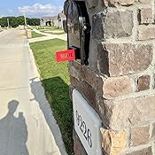Amazon.com: Mailbox Flag, Front Mount, Great on Brick/Stone Mailbox ...