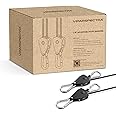 VIPARSPECTRA 12-Pack 1/8 inch Heavy Duty Adjustable Grow Light Ratchet ...