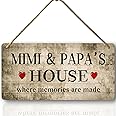 Amazon.com: Mimi And Papa Sign Mimi Gifts For Papa Birthday Gifts For ...