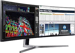 Amazon.com: SAMSUNG 49-Inch CHG90 144Hz Curved Gaming Monitor ...