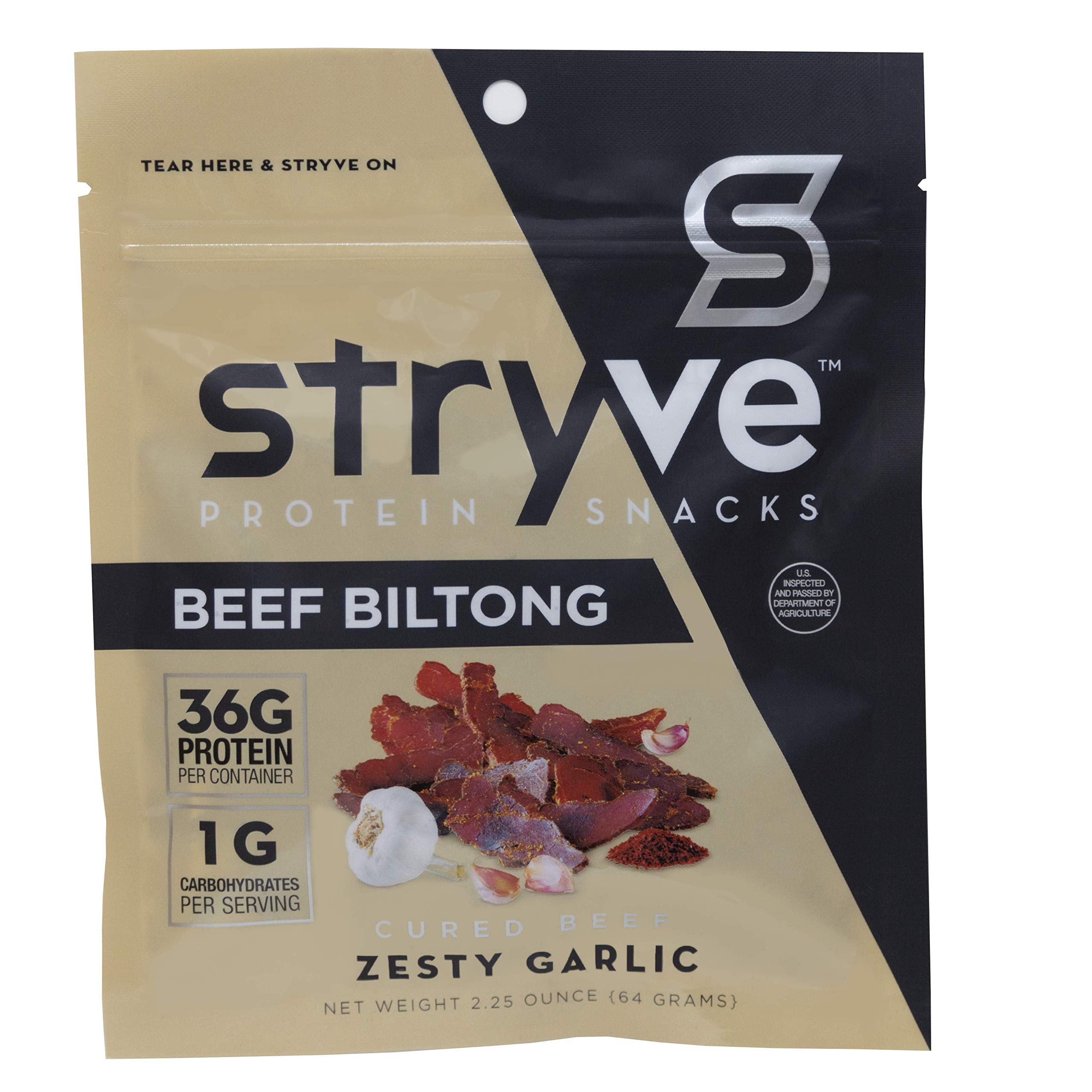 Amazon.com : Stryve Biltong Spicy Peri Peri | No Fat, Low Carb, Low ...