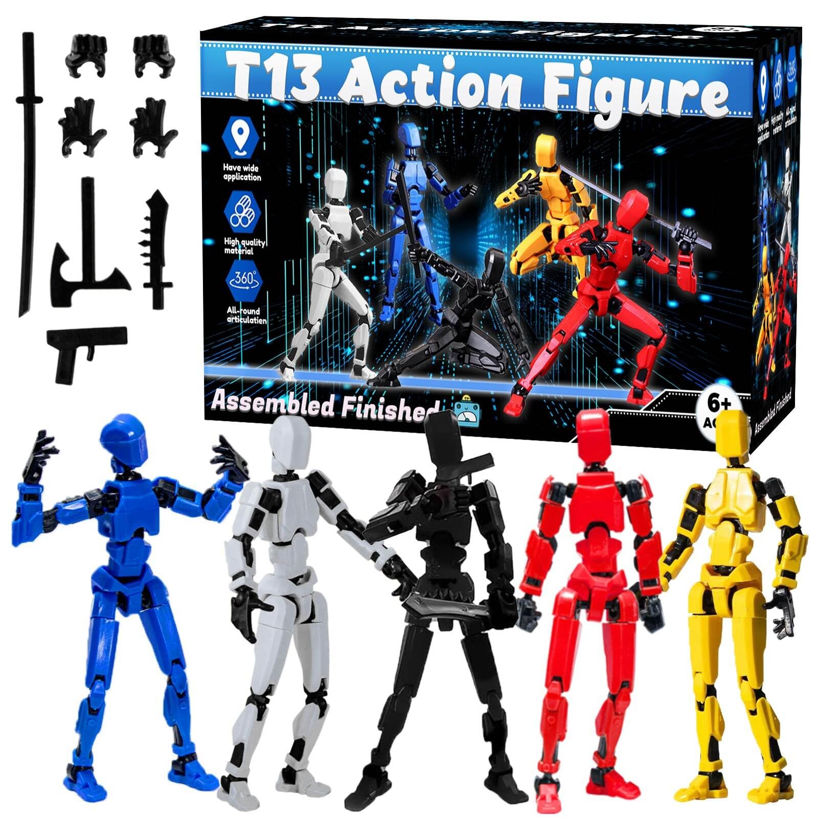 Mua Baiyou (Assembly Completed) T13 Action Figure Set with Box, 3D ...