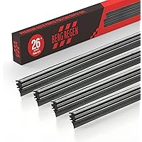 Amazon.com: 26 inch Frameless Adjustable Size of Universal 4 PCs Refills Replacement Windshield ...