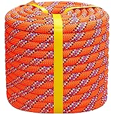 Amazon.com: 1/2 Inch Climbing Rope 150 Ft Red - 48 Strands Tree ...