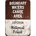 Amazon.com: Custom Kraze Boundary Waters Canoe Area Reproduction Metal ...
