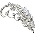 Amazon.com : Gia Alessandra GA265 3.5 Inch Wedding Bridal Hair Barrette ...