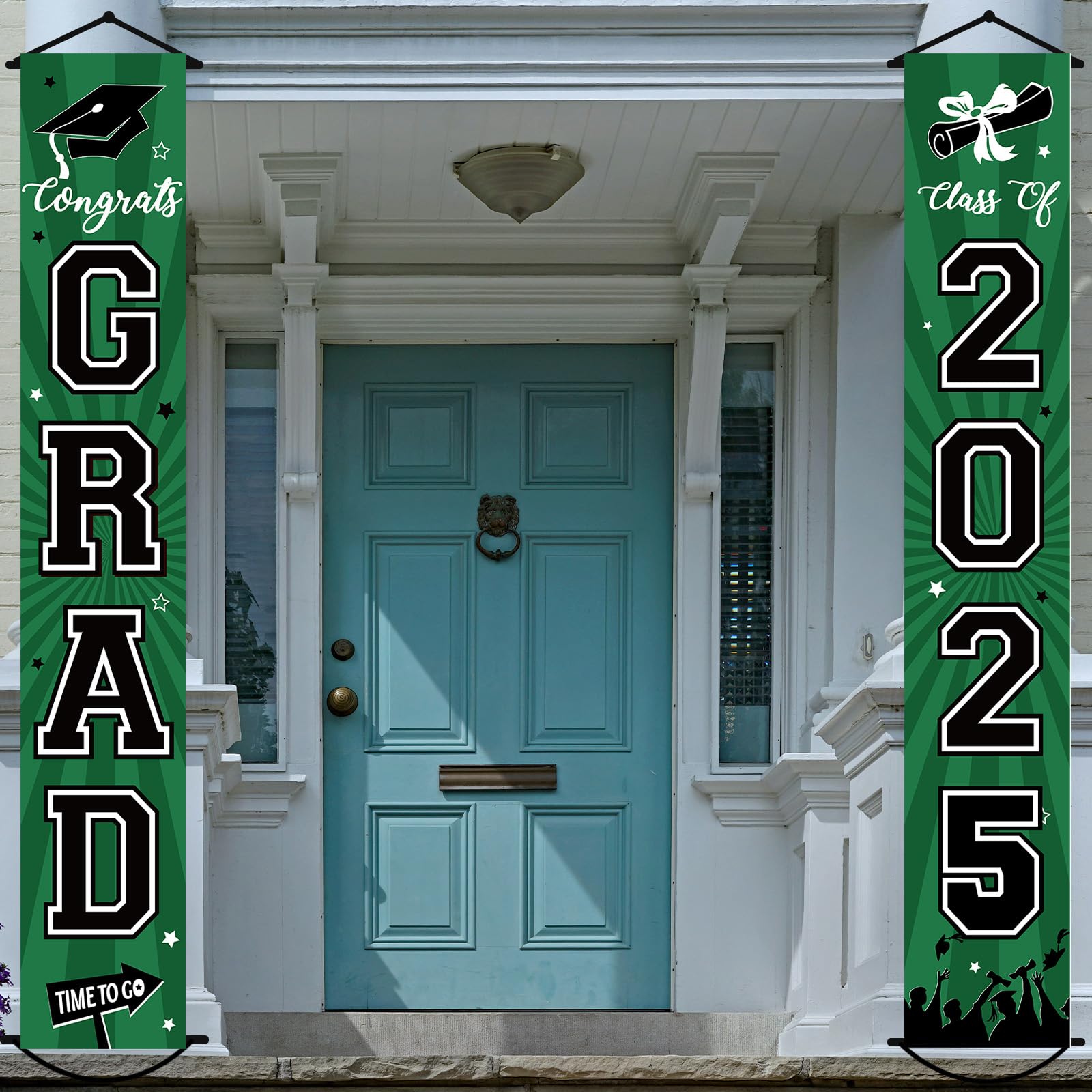 2025 Graduation Banner Class of 2025 Congrats Grad Porch Sign Party ...