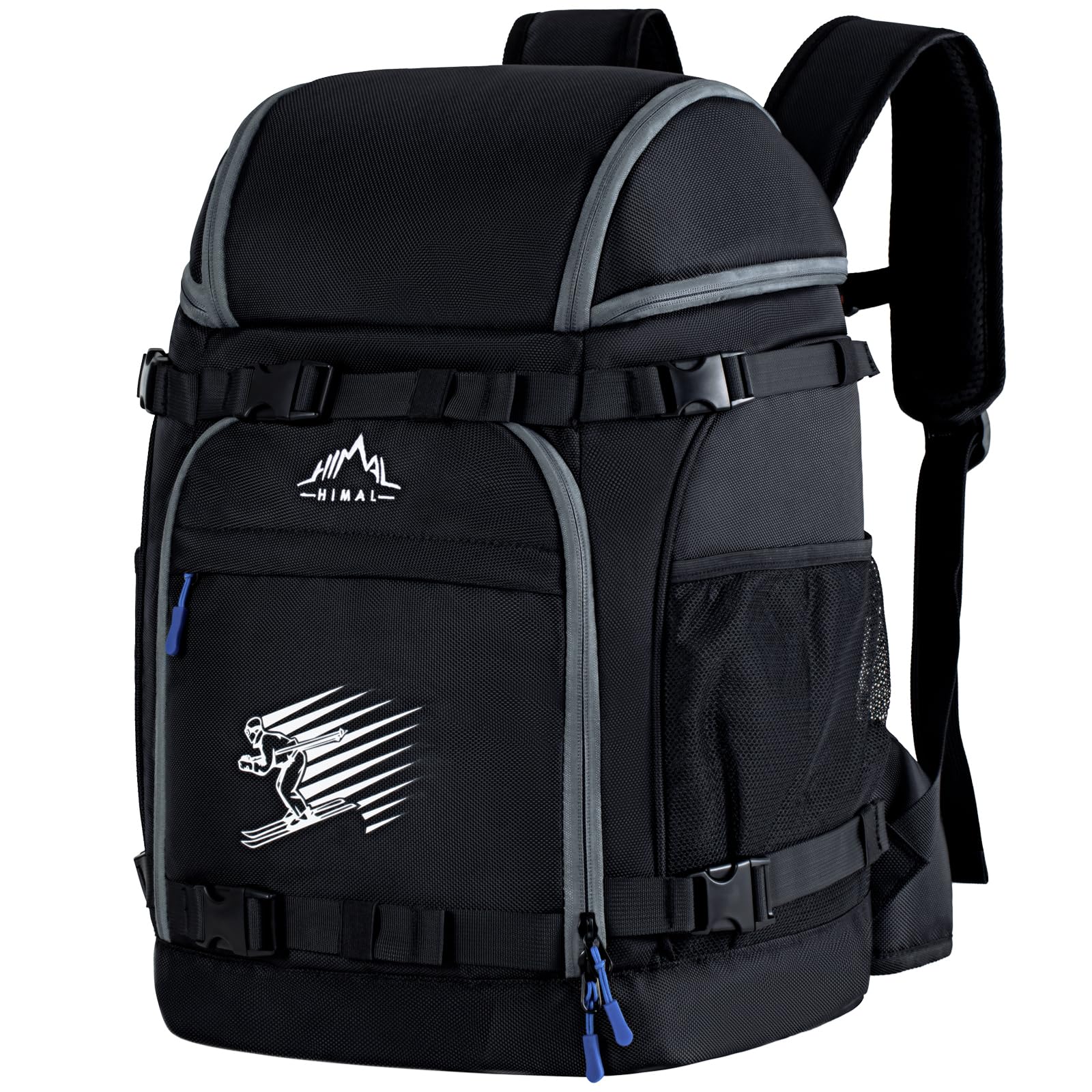 GoHimal Ski Boot Bag, 50L Ski Boot Backpack for Ski Helmet, Goggles ...