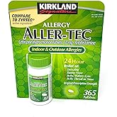 Amazon.com: Kirkland Signature Aller-tec 10mg Tablets - 365 ct - 3 pk ...
