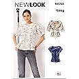 Amazon.com: New Look Easy Misses' Peplum Top with Sleeve Variations ...