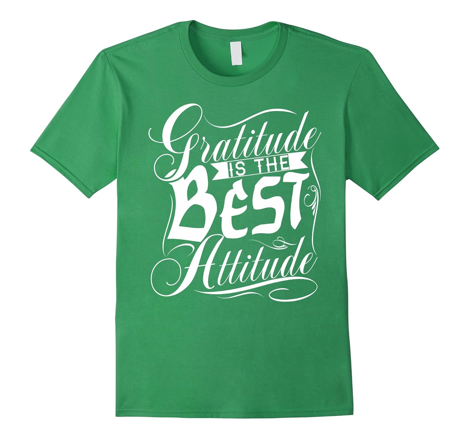 Gratitude Is the Best Attitude T-shirt Positive Affirmations-Art ...