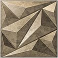 Amazon.com: Art3dwallpanels PVC 3D Wall Panel Diamond for Interior Wall ...