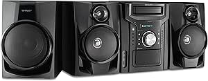 Amazon.com: Sharp CD-BHS1050 350W 5-Disc Mini Shelf Speaker/Subwoofer ...