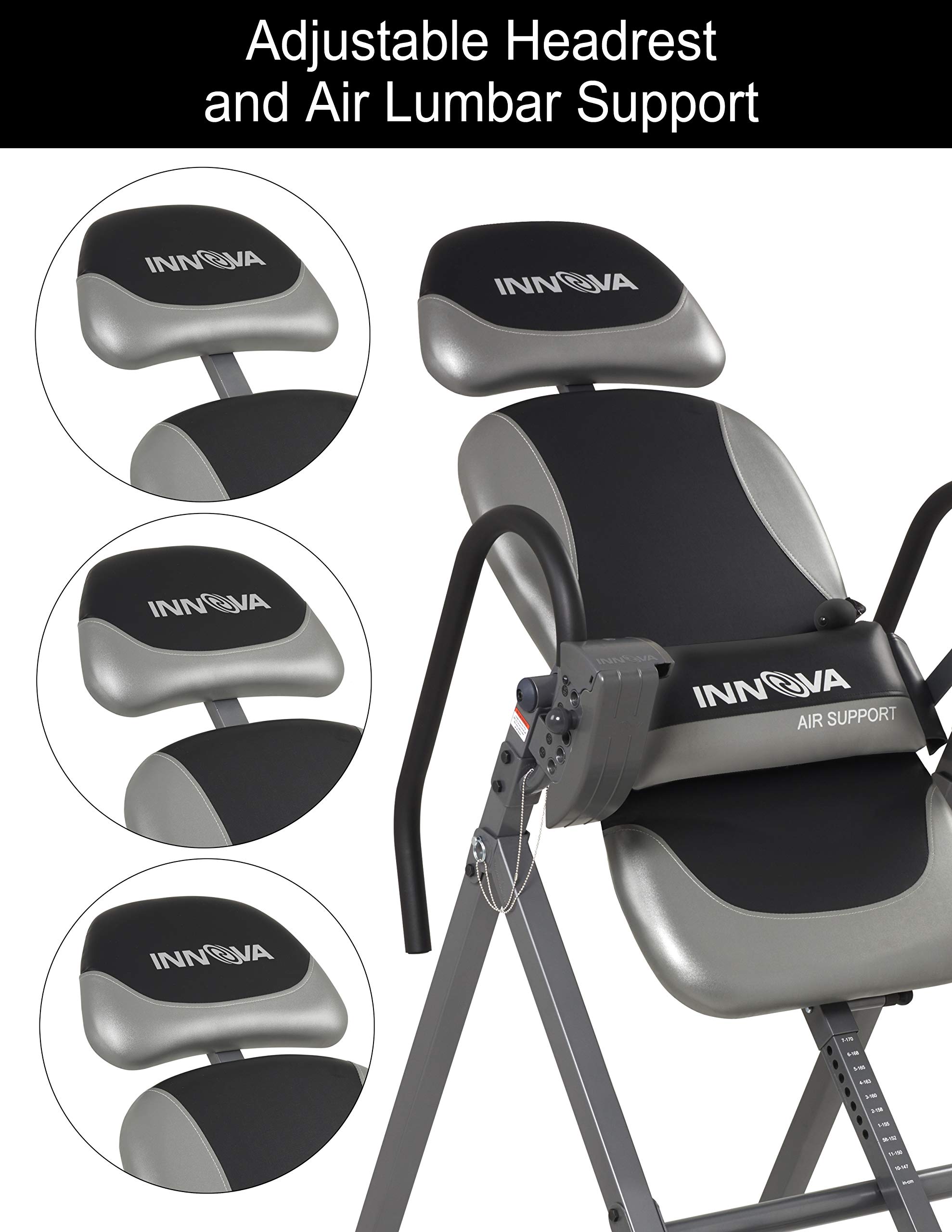 Mua Innova ITX9900 Inversion Table with Air Lumbar Support, Black/Gray ...