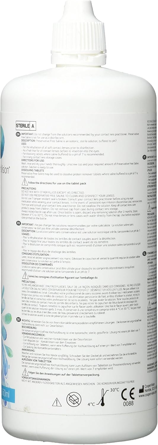 Saline Preservative Free Saline Solution 360 ml – BigaMart