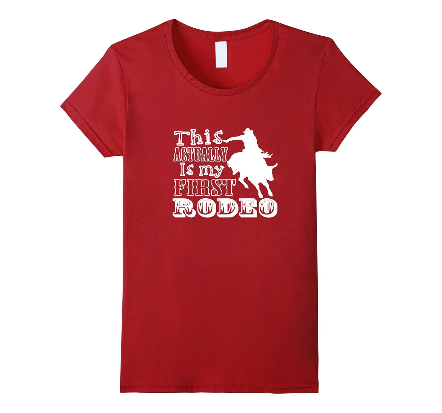 This Actually Is My First Rodeo T-shirt Horse Novelty Gifts