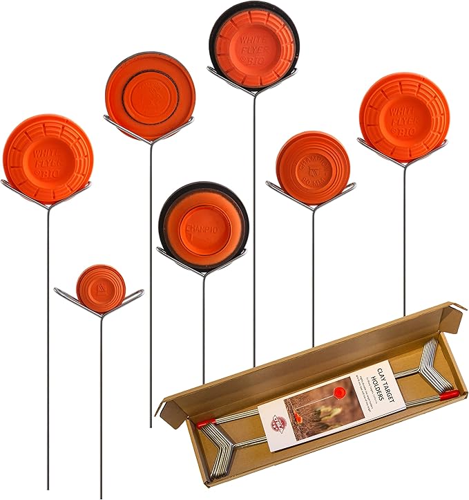Amazon.com: Clay Pigeon Target Holders Pack of 14 - Will Fit Any Clay ...