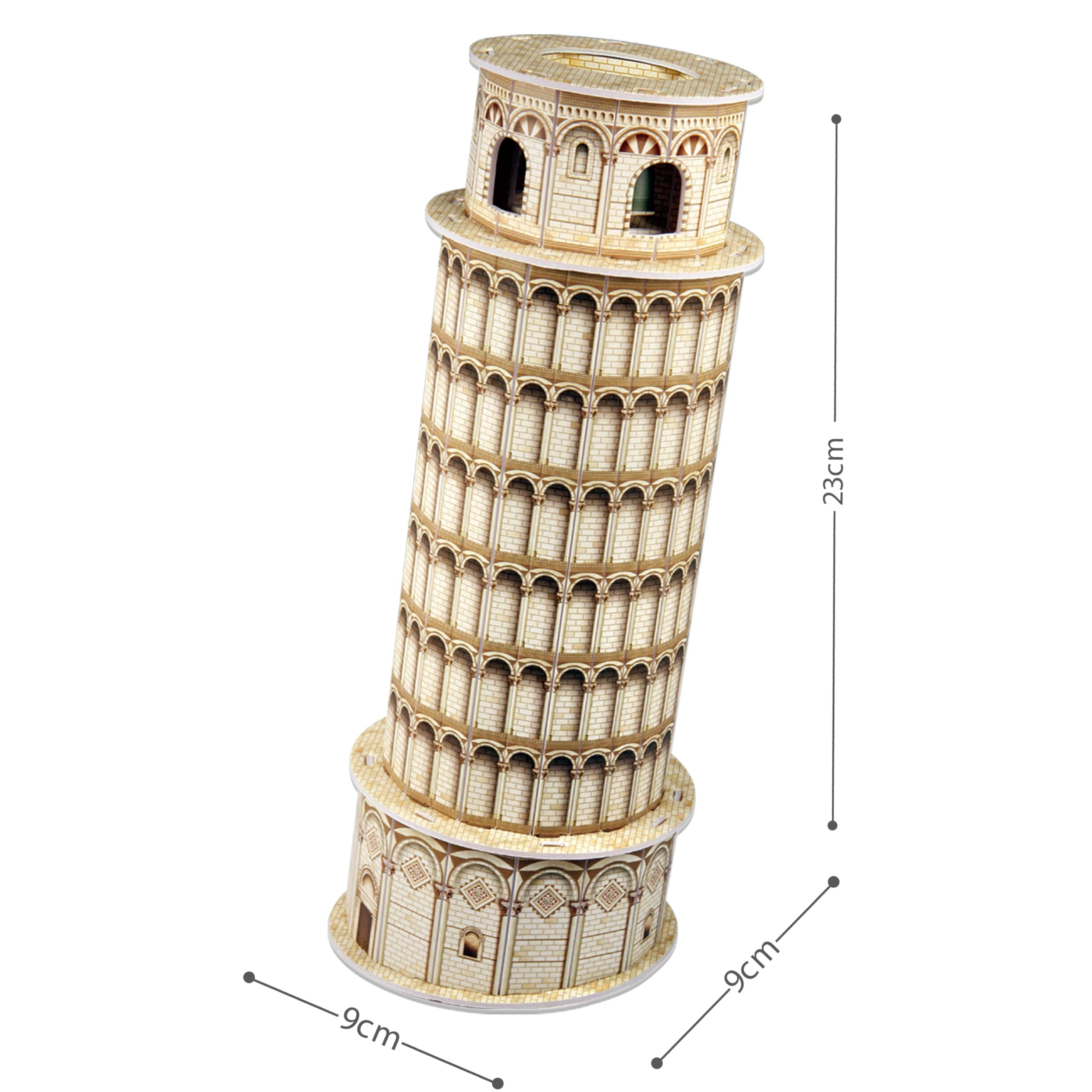 Mua Cubic Fan Leaning Tower of Pisa Mini Model 3D Puzzle Paper Craft ...