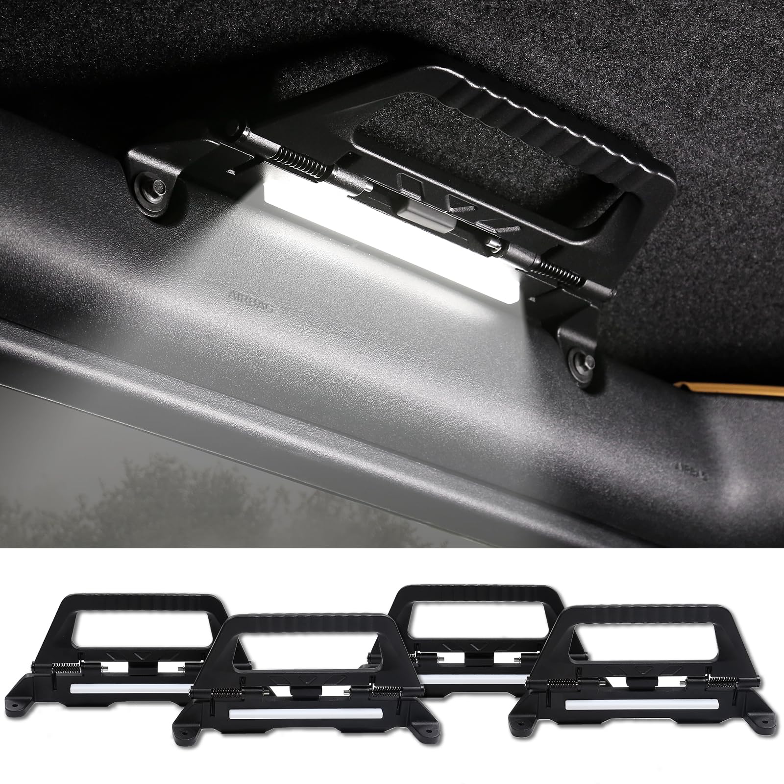 Mabett Grab Handles with Demo Light Kit for Ford Bronco 2024 2023 2022 ...