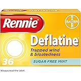Rennie Deflatine Trapped Wind & Bloatedness Relief Tablets Sugar-Free ...