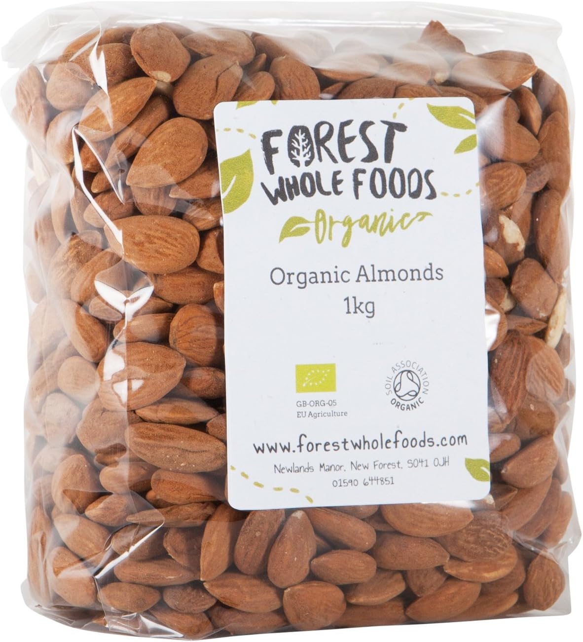 Forest Whole Foods Organic Unblanched Almonds 5kg: Amazon.co.uk: Grocery