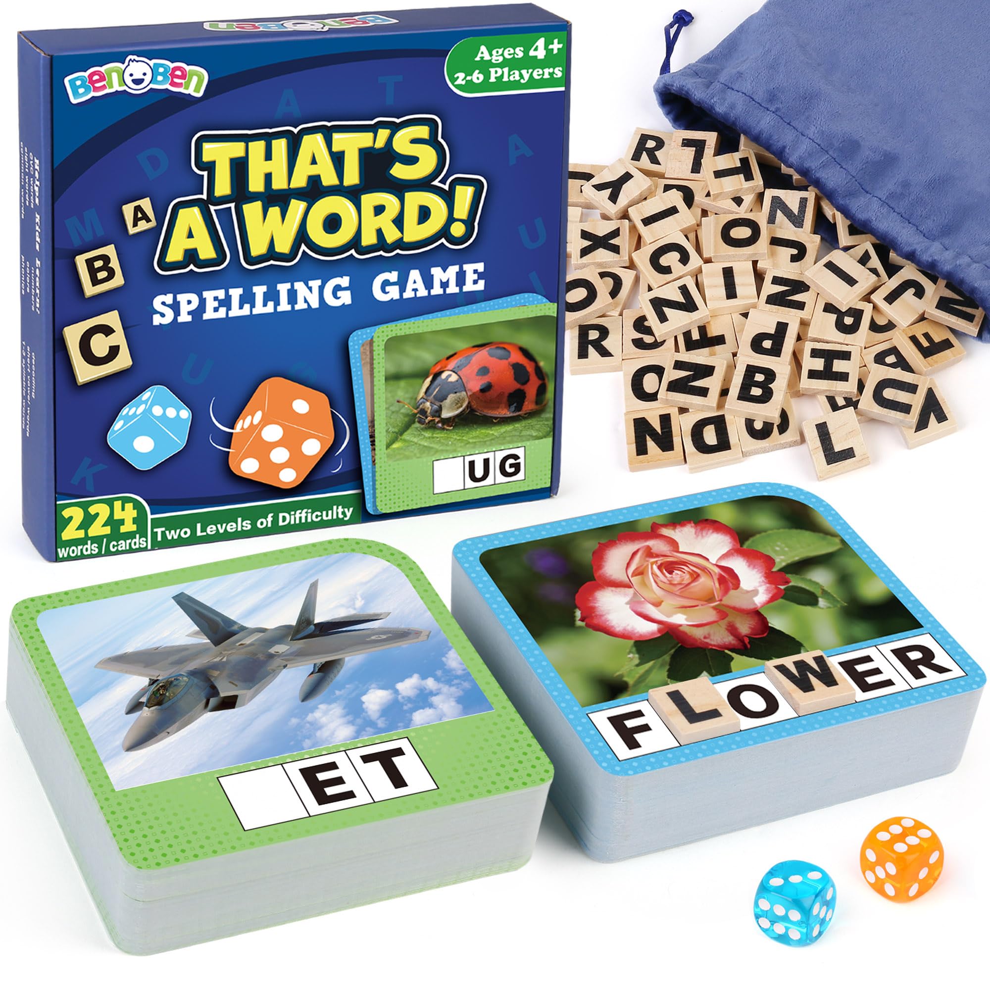 Mua BenBen Spelling Games, CVC Word Games with 224 Sight Words ...