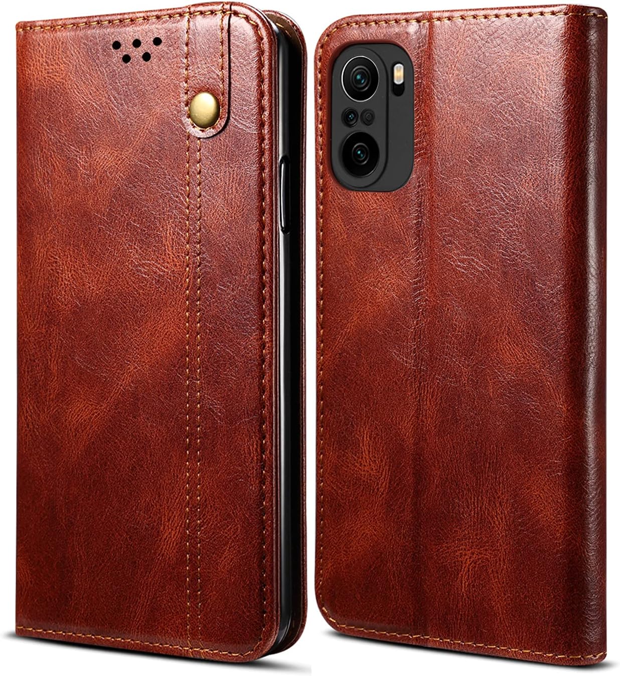 Xiaomi Poco F3 Case, EabHulie Premium PU Leather with Card Slots and ...