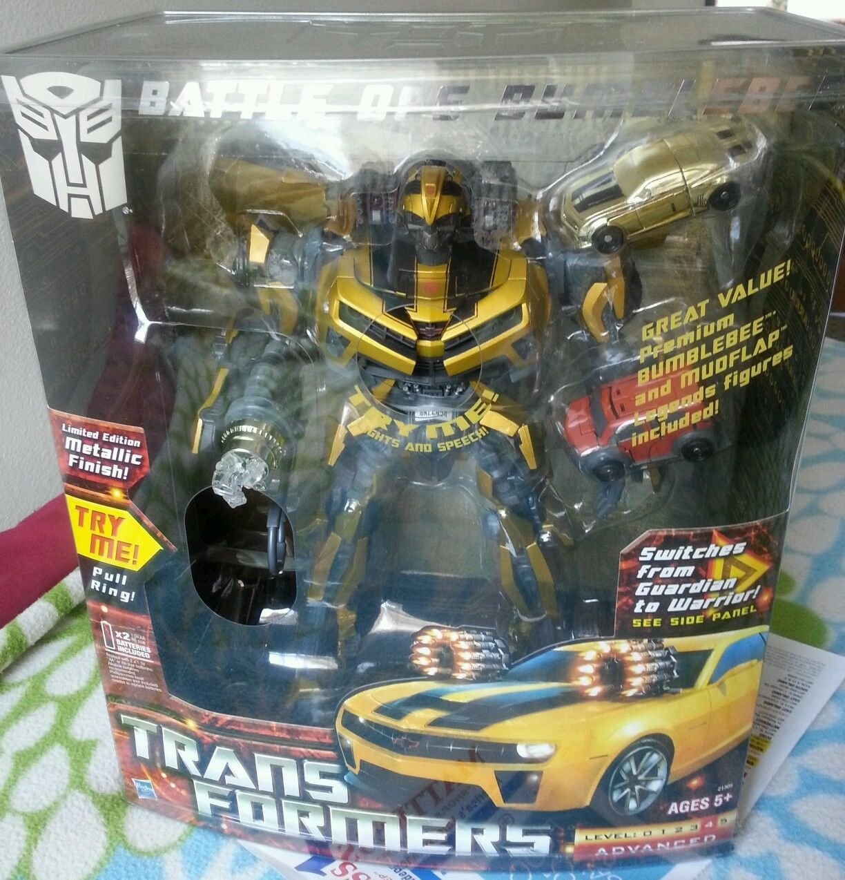 Buy Transformers EXCLUSIVE Limited Edition Metallic Gold Finish 12 Inch ...