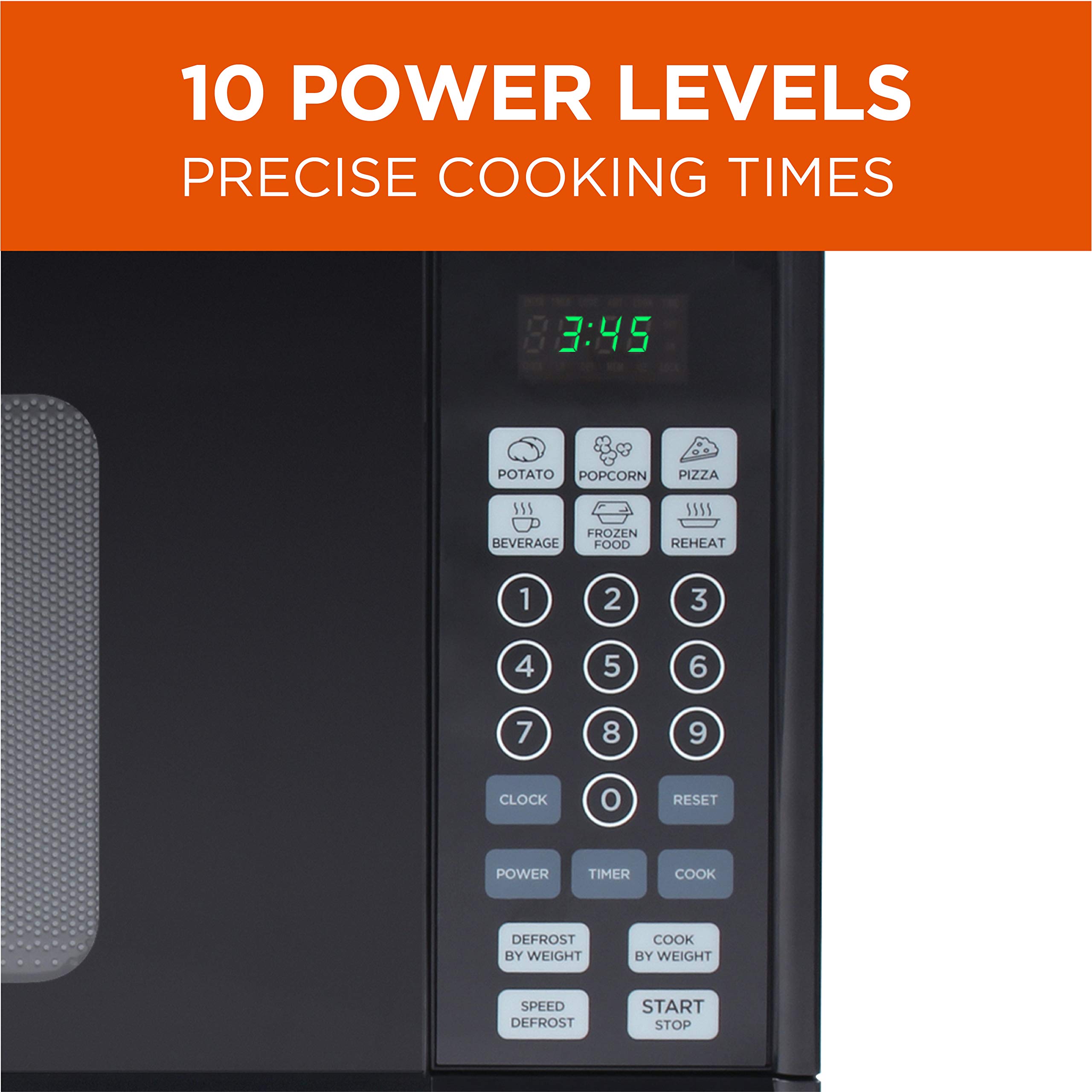 Mua 0.9 Cu Ft Microwave with 10 Power Levels, Push Button and Child ...