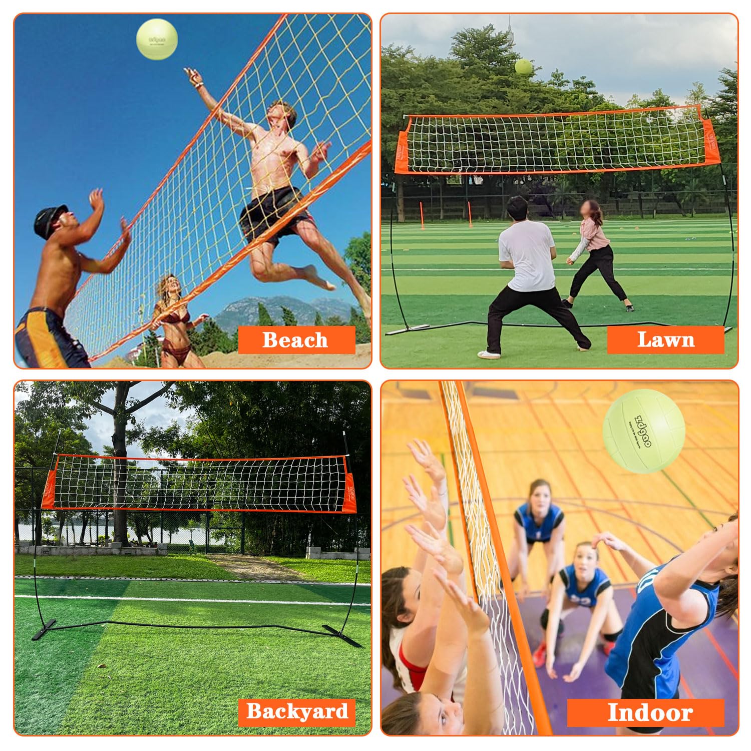 Mua 12FT Portable Volleyball Training Net for Hitting or Serving Drills ...