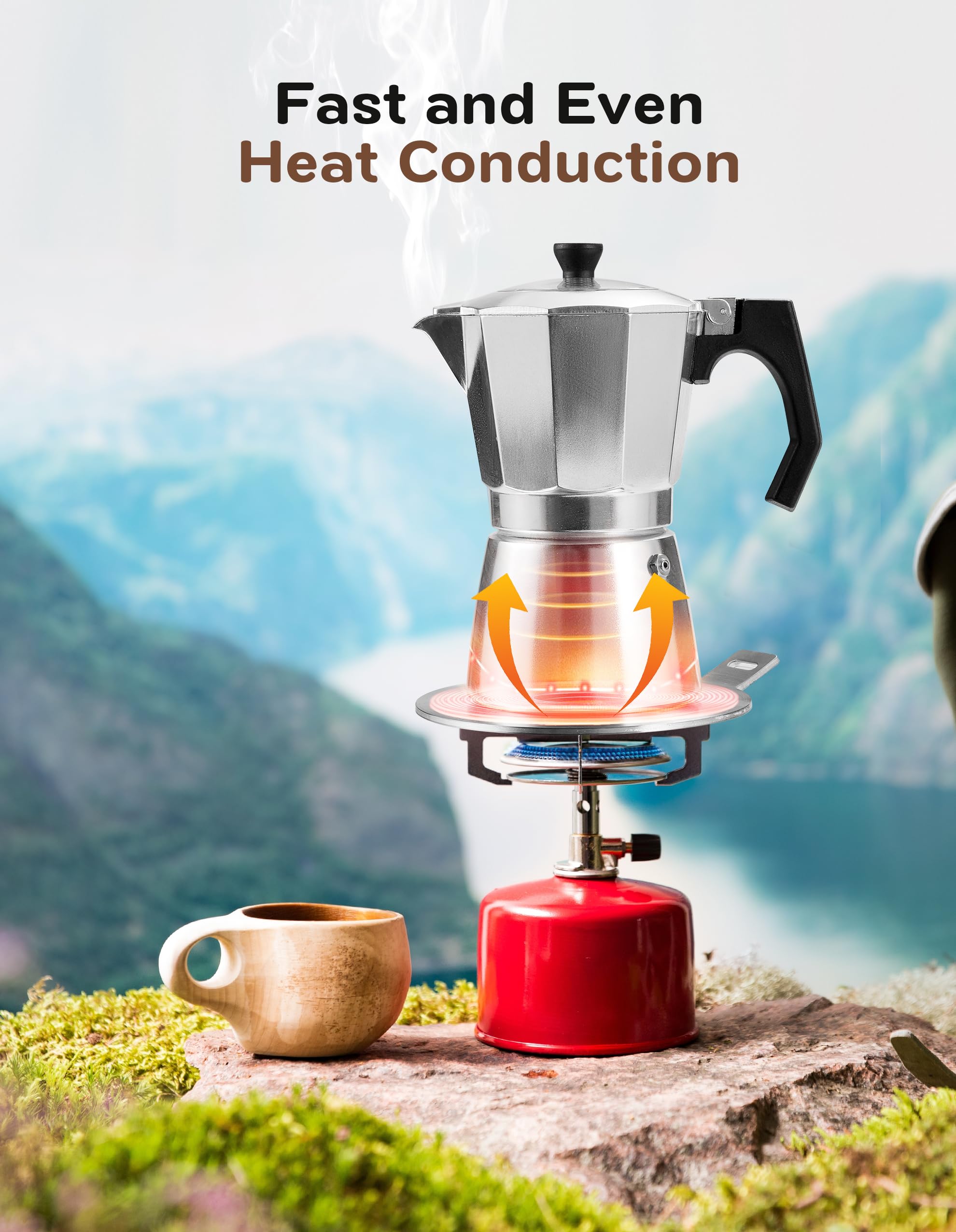 Mua ESEVOLO Induction Adapter Plate Detachable, 5.5 Inch Stainless ...