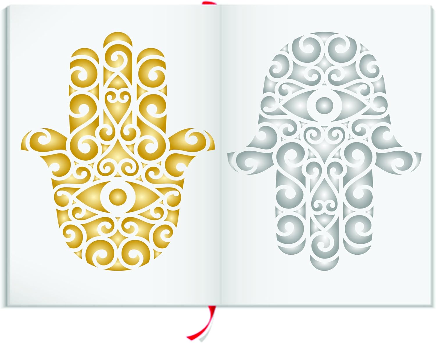 Hamsa Stencil – 35.5 x 43cm (L) – Reusable Hamsa Hand Islam Judaism ...