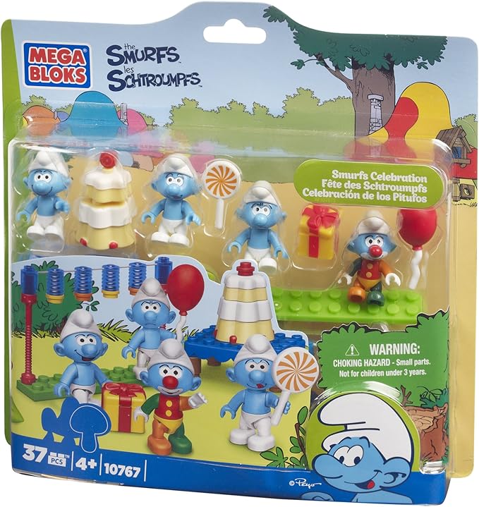 Amazon.com: Mega Bloks Smurfs Celebration: Toys & Games