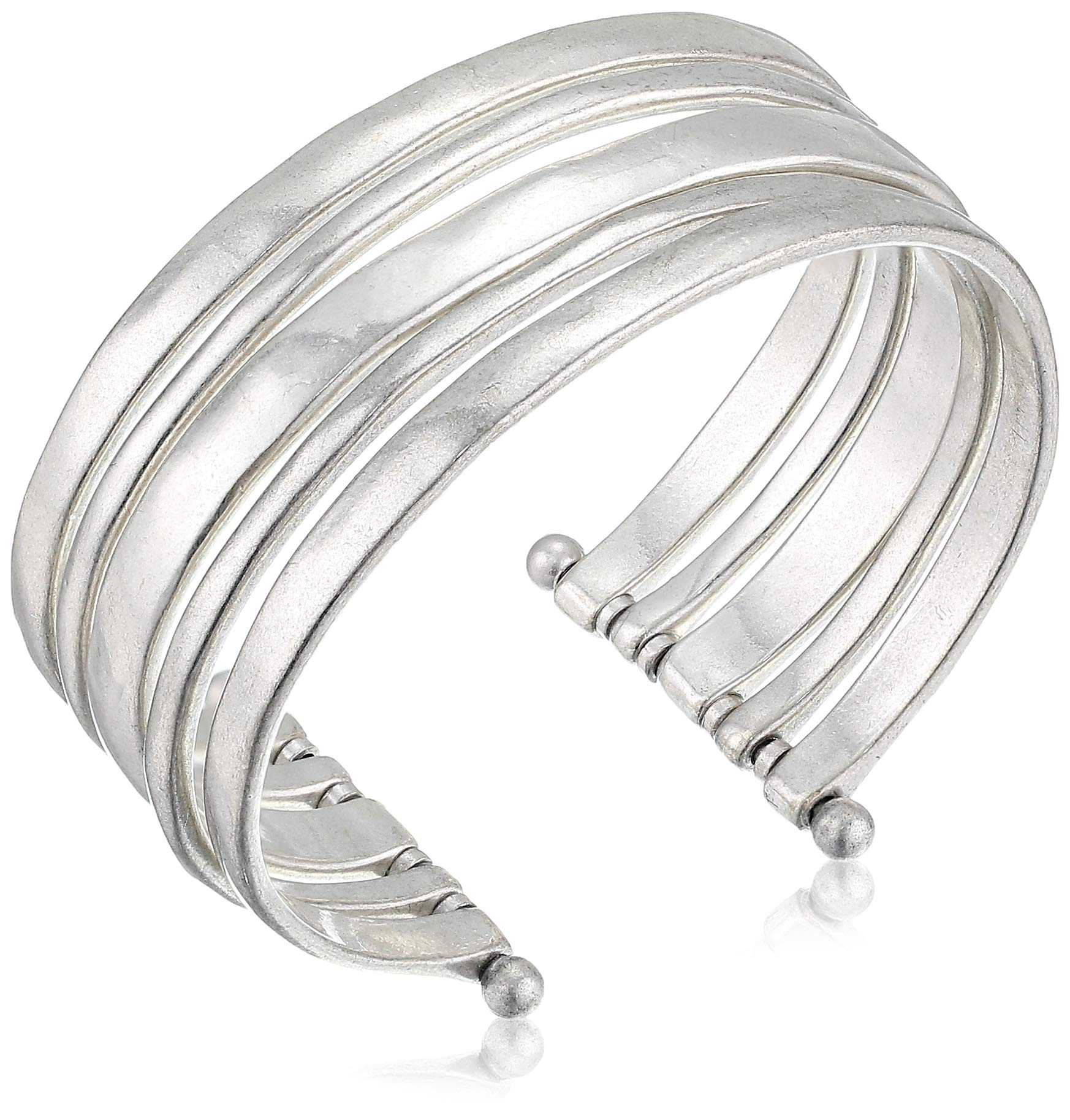 Lucky Brand Multi-Row Cuff Bracelet, Silver for sale | Katy, TX ...