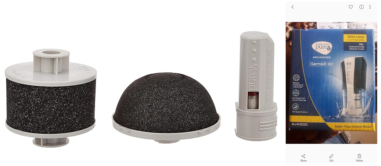 HUL Pureit Germkill kit for Classic 23 L Water Purifier - 1500 L ...