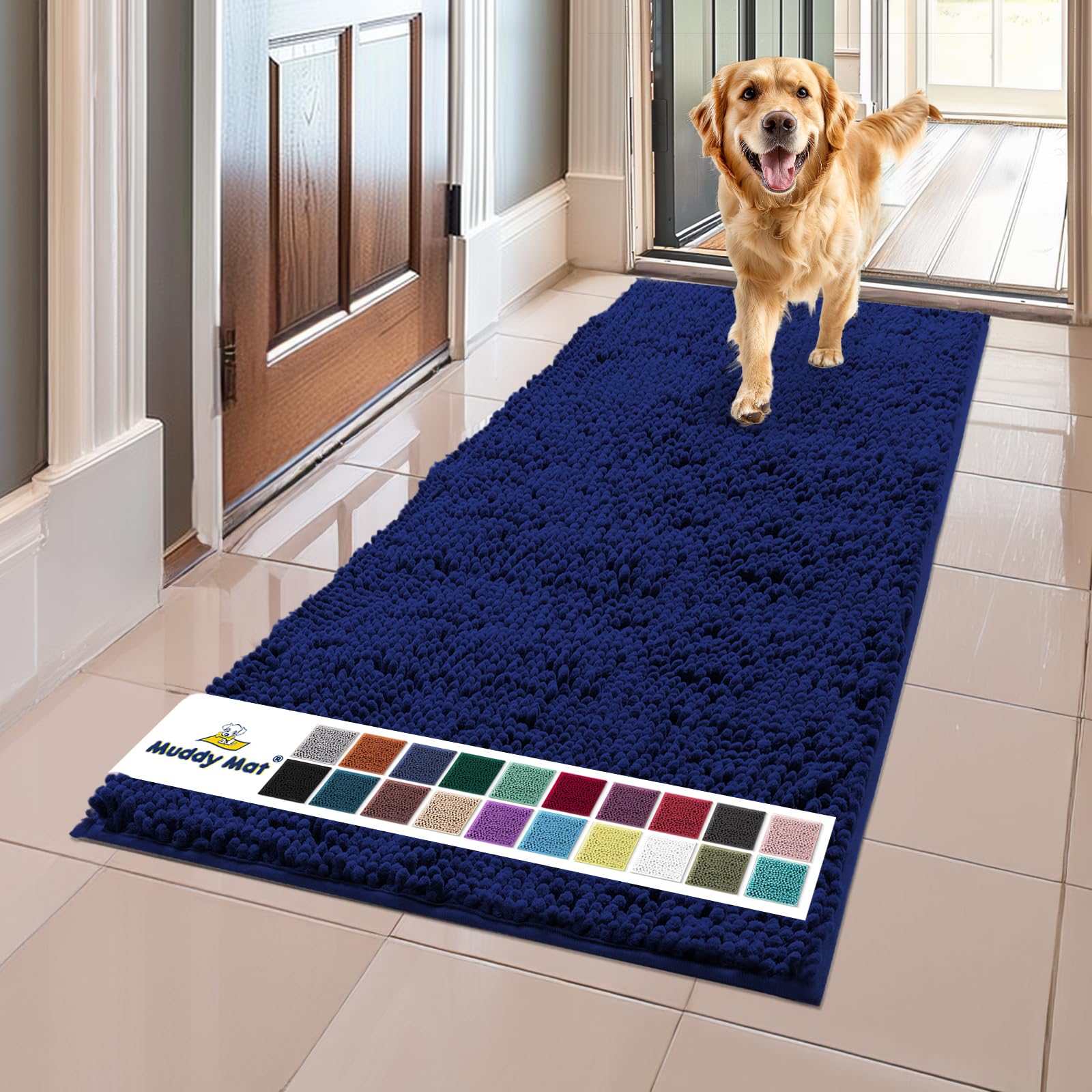 Muddy Mat® Shown on TV – Super Absorbent Microfiber Dog Door Mat for ...