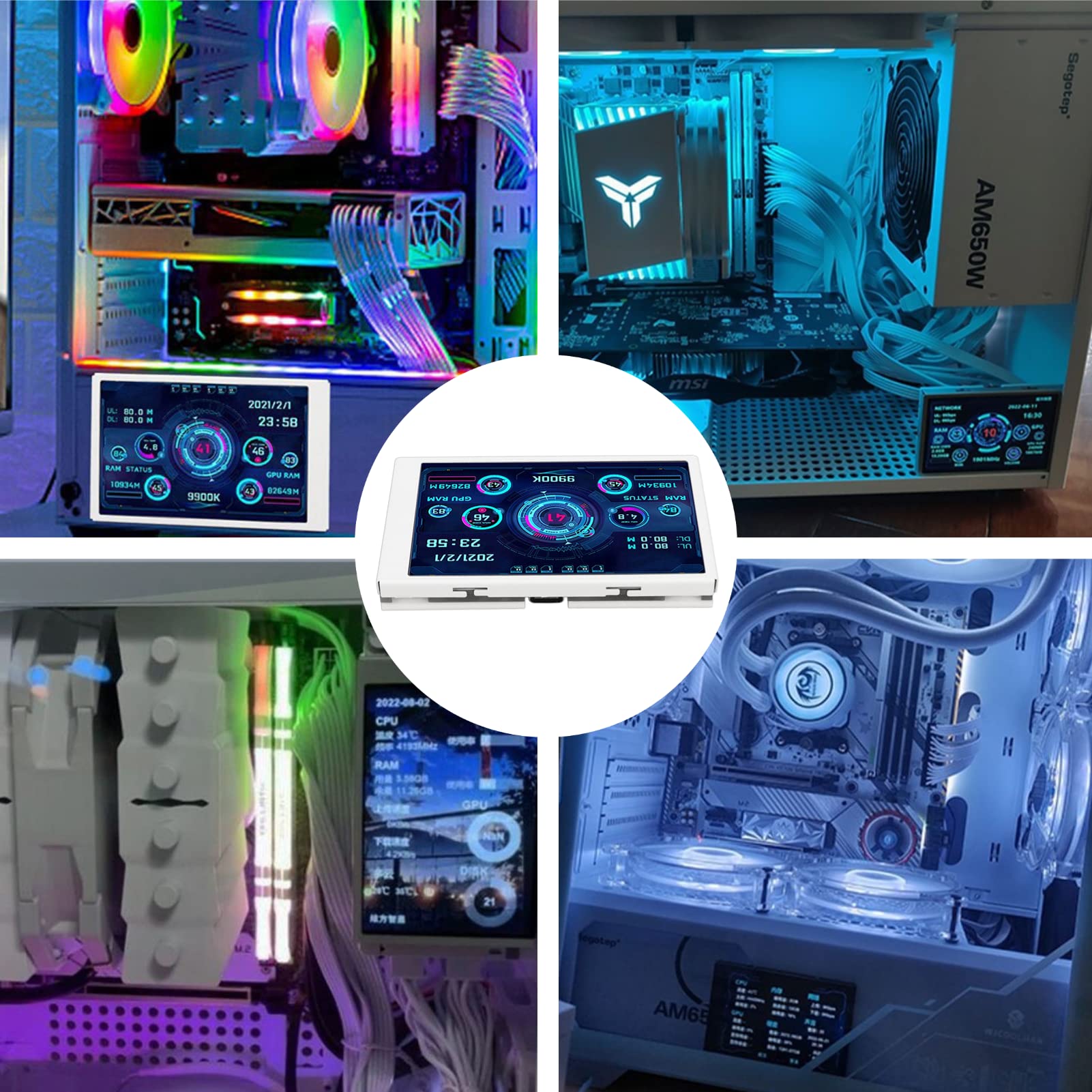 Mua Yunseity Computer Temp Monitor, AIDA64 PC CPU Hard Disk Real Time ...