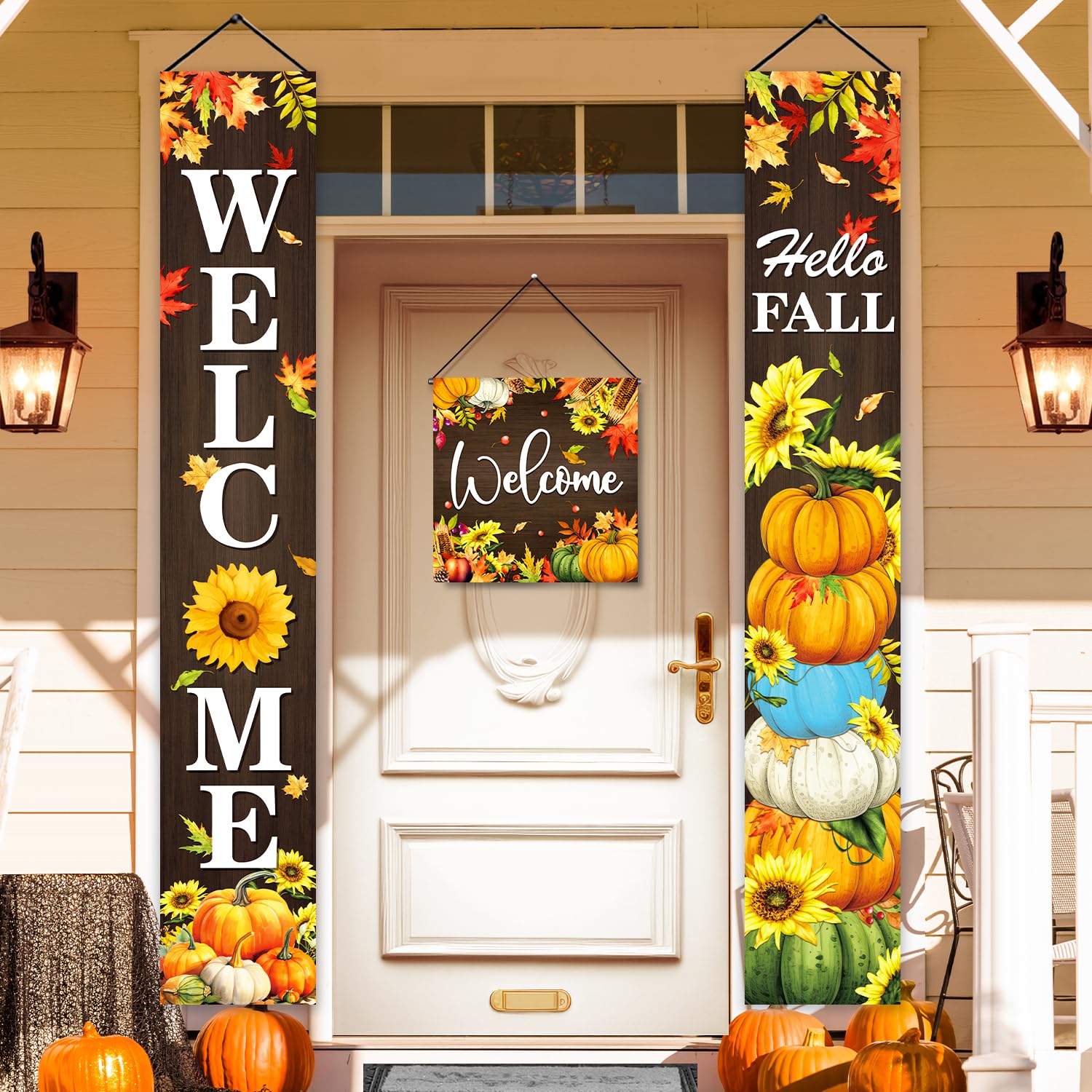 Fall Party Decorations, Fall Decorations for Home Porch Include 71" X ...
