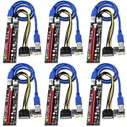 FebSmart GPU Riser for Ethereum Mining Rigs, PCIE Risers for ETH Mining ...