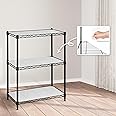 Amazon.com: CAPHAUS NSF Black Adjustable Shelves Metal Wire Shelving ...