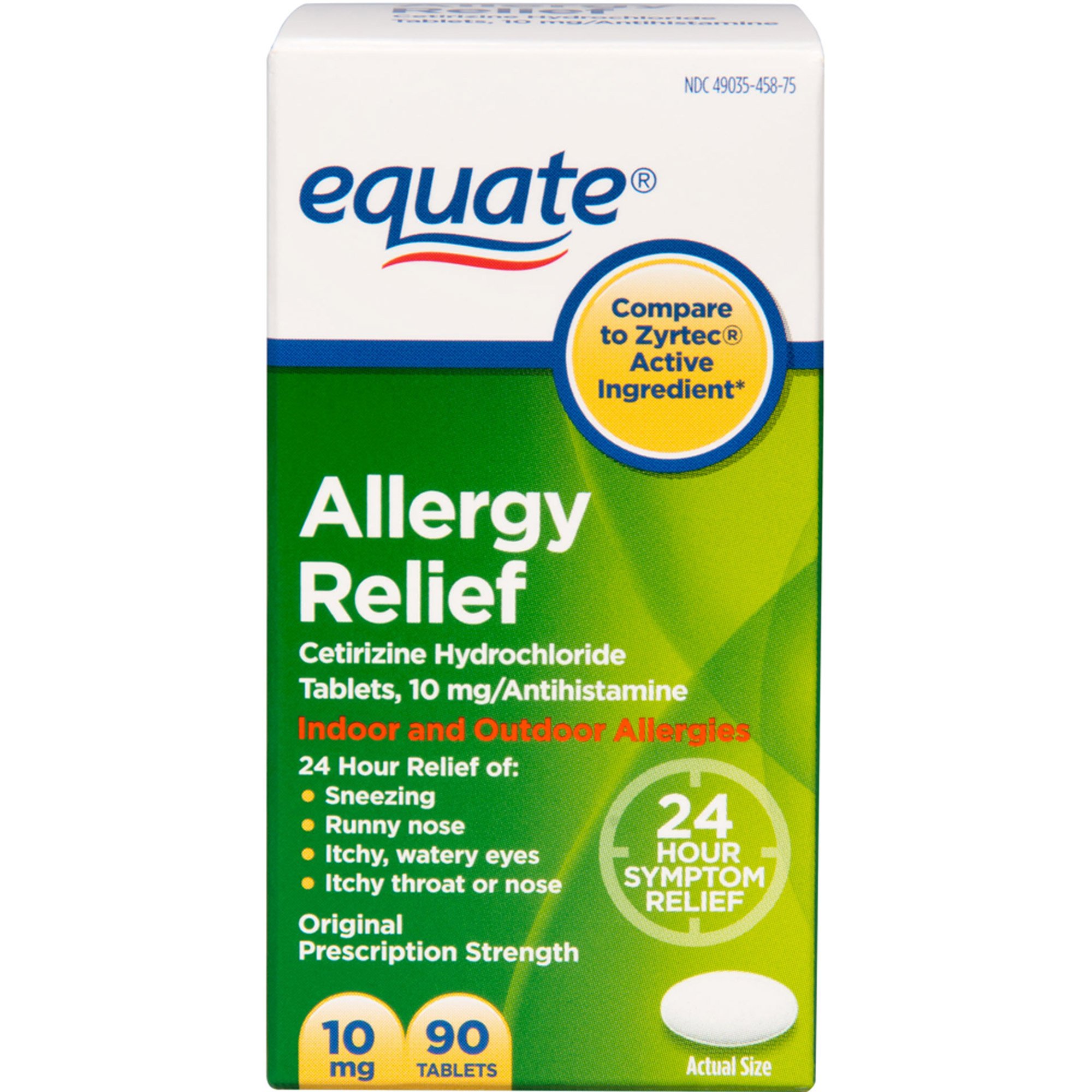 Mua Equate - Allergy Cetirizine 10 Mg Tablets (compare To Zyrtec), 90 ...