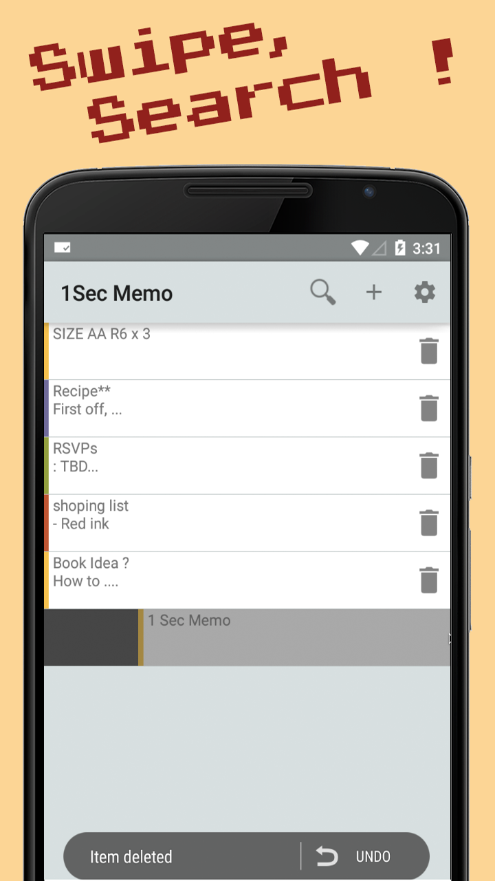 1Sec Note: Floating Cloud Note:Amazon.de:Appstore for Android