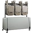 Amazon.com: AdirOffice Combo Cart for Chairs & Tables - Foldable Seat ...