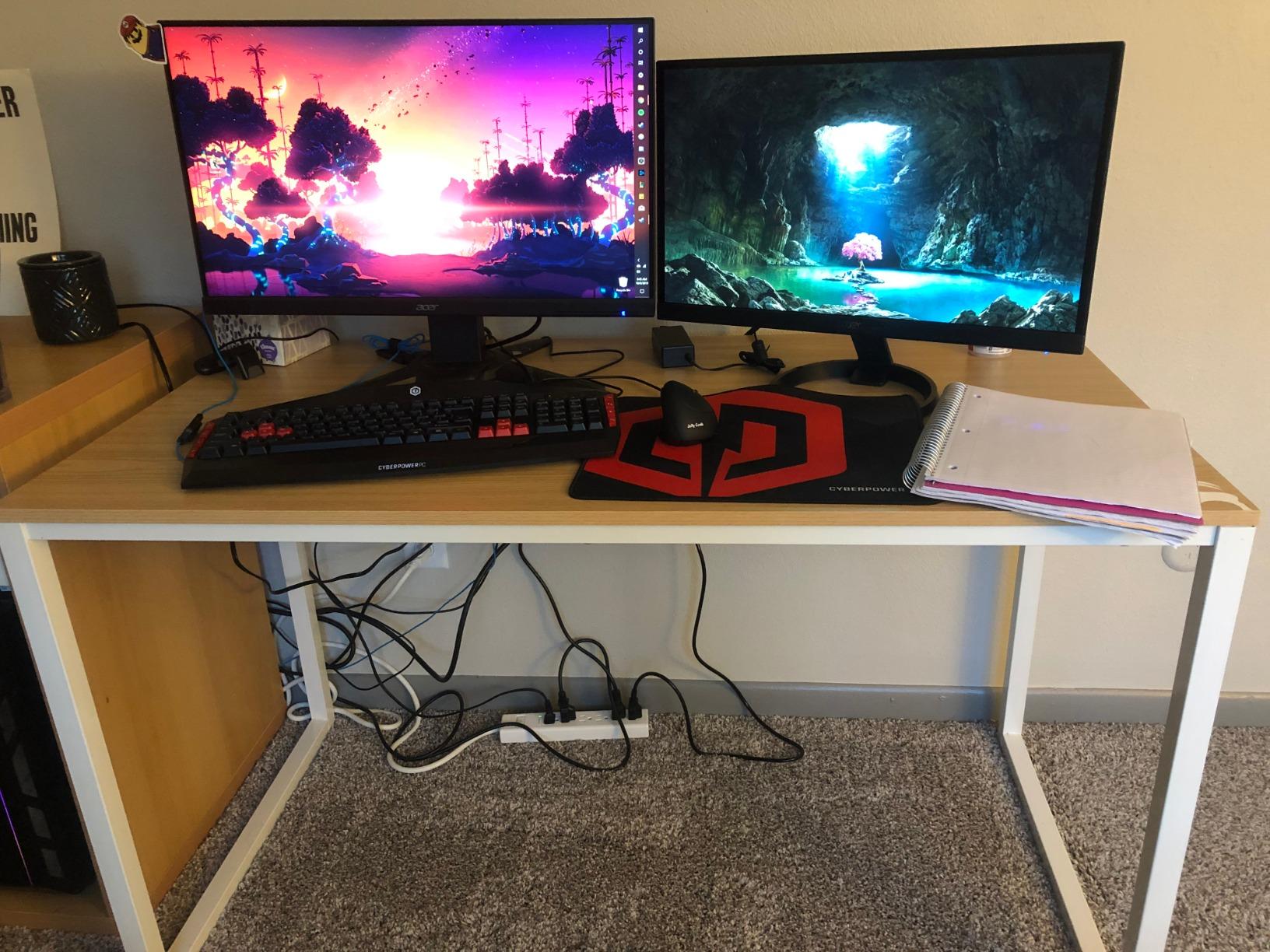 $9/mo - Finance SHW Home Office 32-Inch Computer Desk, Maple | Buy Now ...