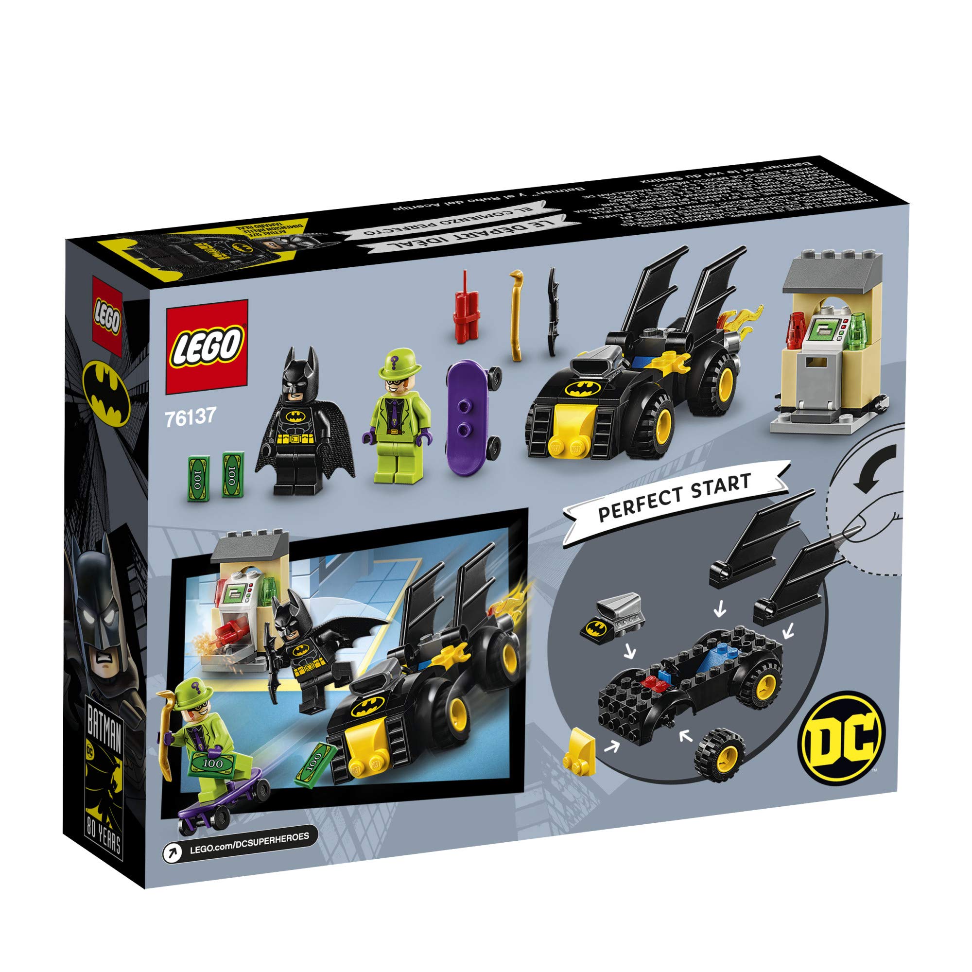 LEGO DC Batman: Batman vs The Riddler Robbery 76137 Building Kit (59 ...