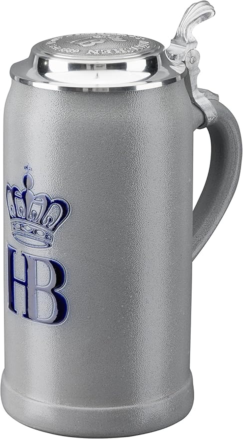 German Beer Mug Munich Hofbr uhaus M nchen HB Mug 1 Liter King Werk KI german-beer-mug-munich-hofbr-uhaus-m-nchen-hb-mug-1-liter-king-werk-ki
