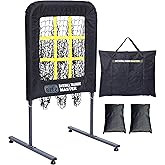 Amazon.com: 9 Hole Baseball Net with Target Pockets Pitching Net with ...